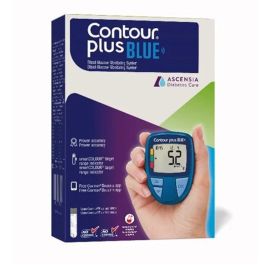 De Contour Plus Blue bloedglucosemeter kopen